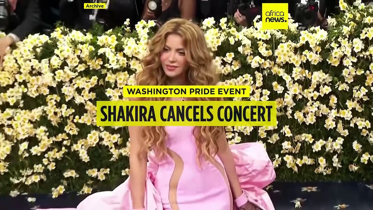 Shakira cancels Washington pride concert - video Dailymotion