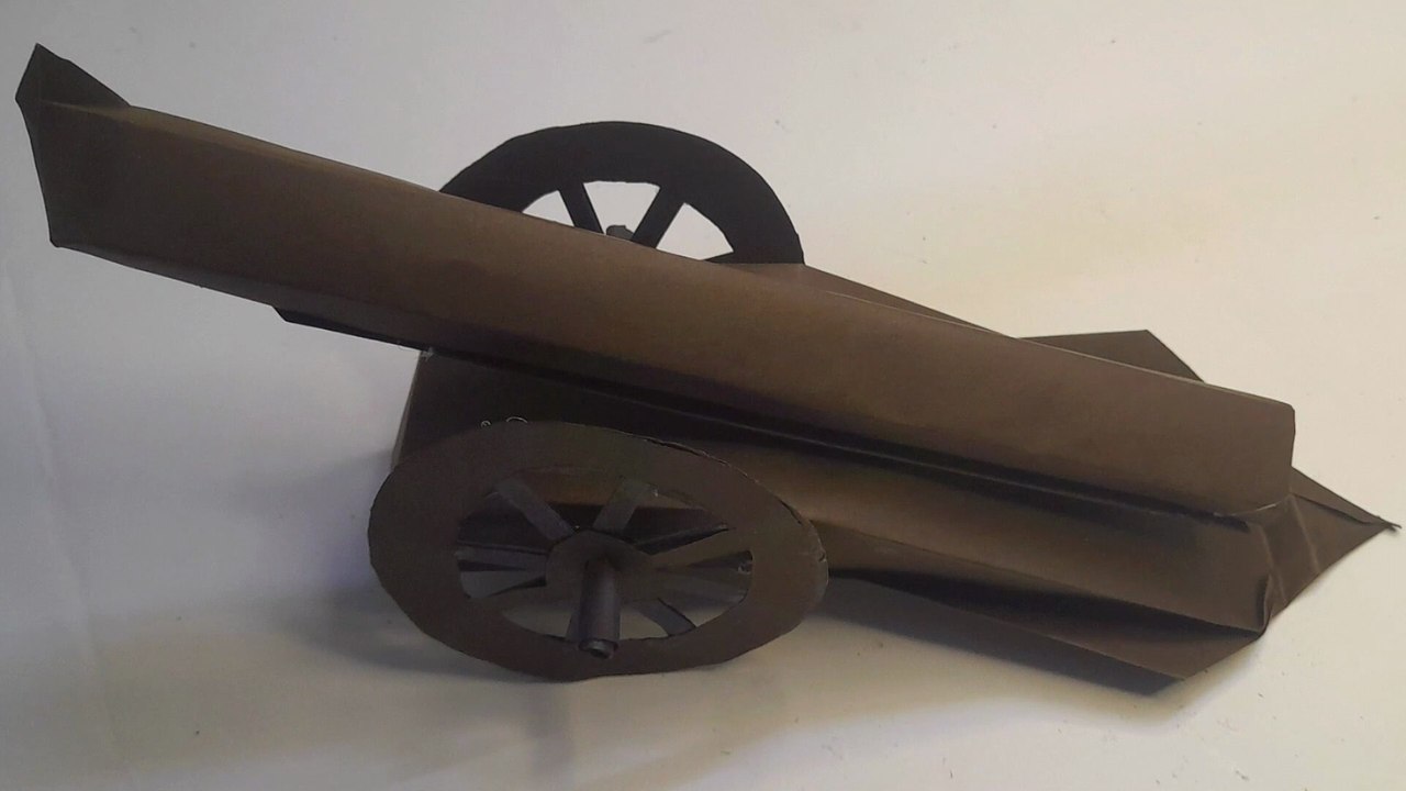 How to Make a Paper Cannon | DIY Paper Weapon Model - video Dailymotion