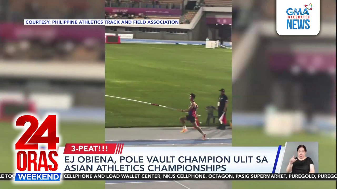EJ Obiena, pole vault champion ulit sa Asian Athletics Championships ...