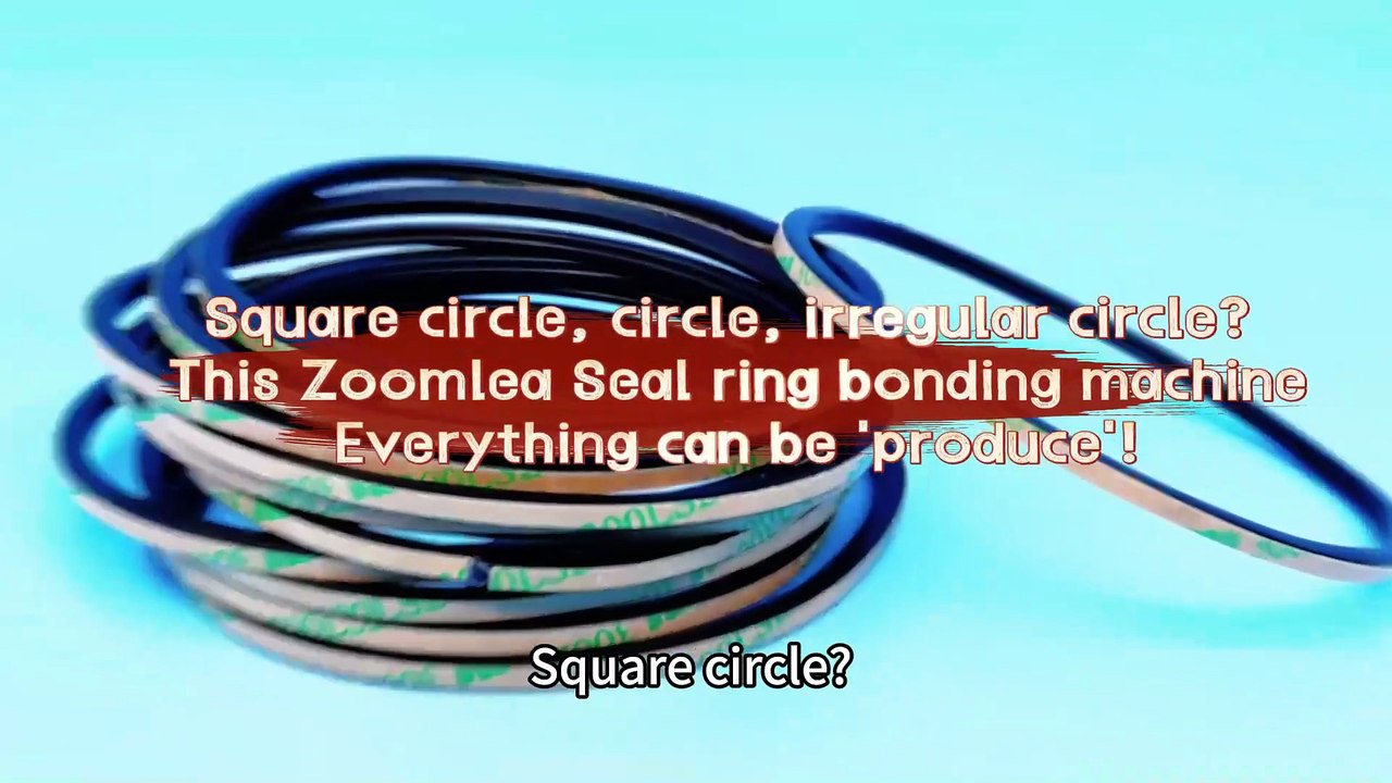 Square circle, circle, irregular circle?This Zoomlea Seal ring bonding machine,Everything can be ...