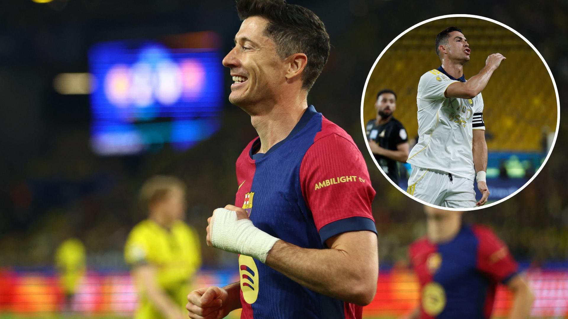 Robert Lewandowski se convierte en un Cristiano Ronaldo y asegura que ...