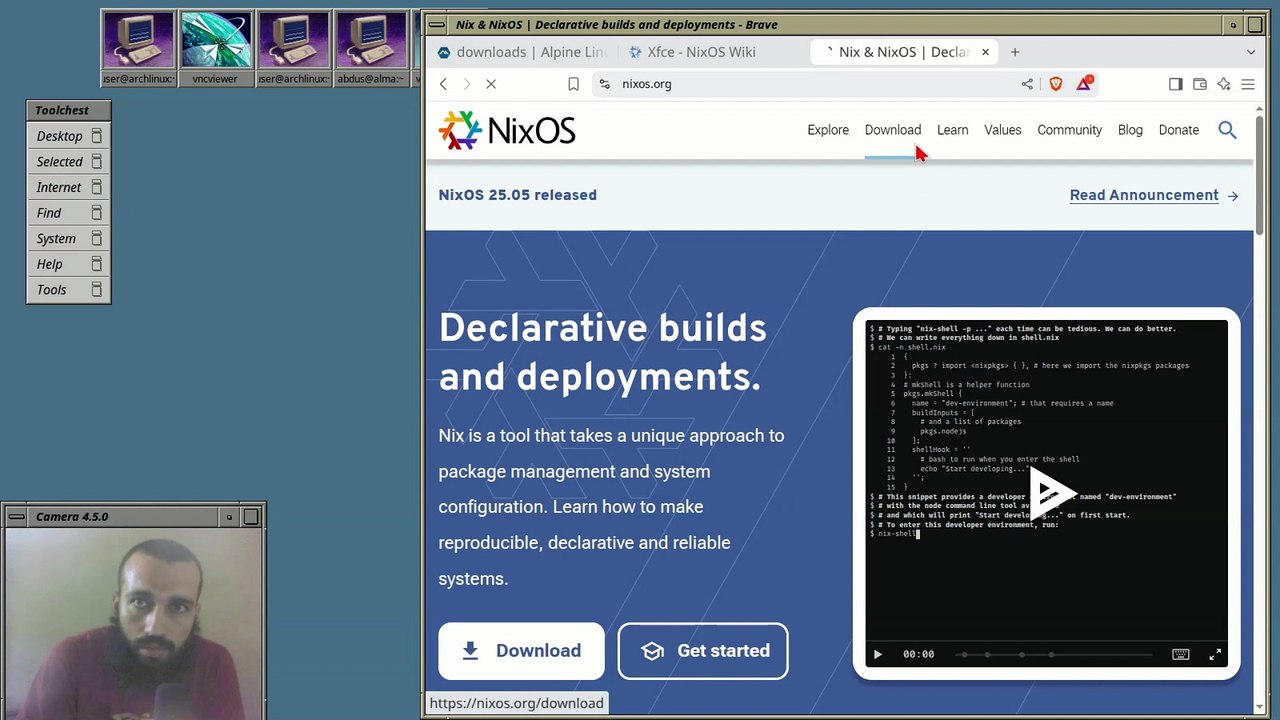 Nixos (GUI) setup on virtualbox and installing xfce on it with telling some tricks - video ...