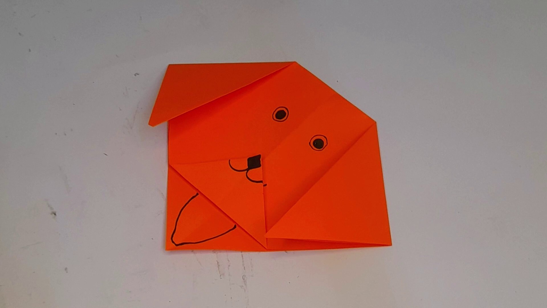 How To Make A Origami Puppy Face Origami Dog Instructions