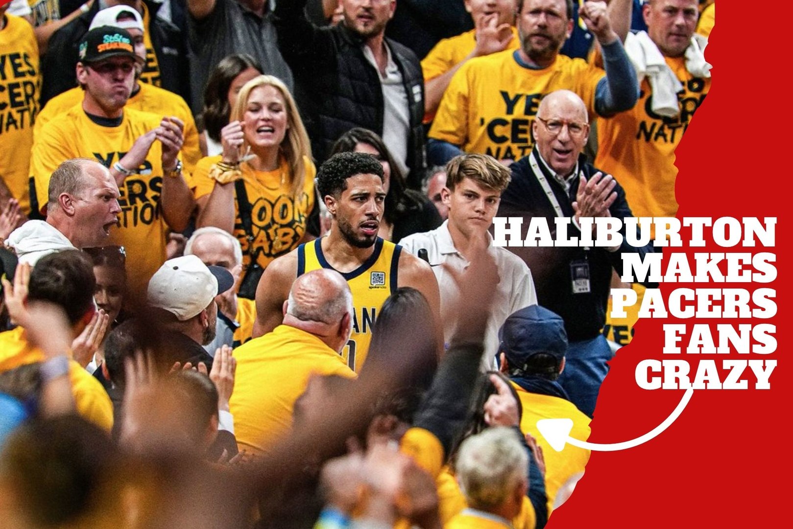 Indiana Pacers fans go crazy after Tyrese Haliburton play - MARCA TV English