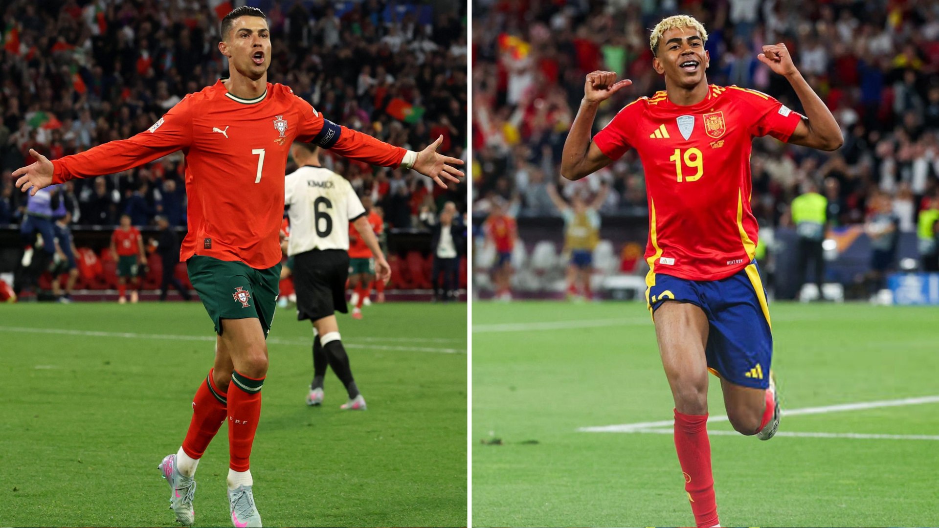 Key battles in the first-ever Lamine Yamal vs Cristiano Ronaldo clash ...