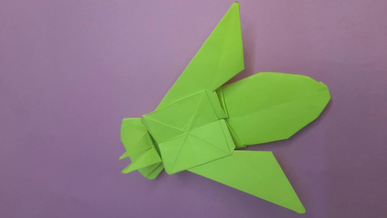 How to Make a Paper Wasp | Easy Insect Origami Tutorial - video Dailymotion