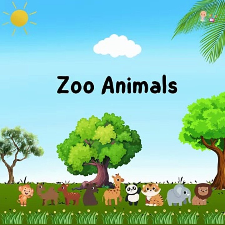 Zoo Animals for Kids and Toddlers | Learn Animal Names with Fun ...