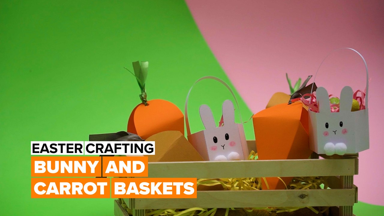 Easter crafting: Bunny and carrot baskets - video Dailymotion