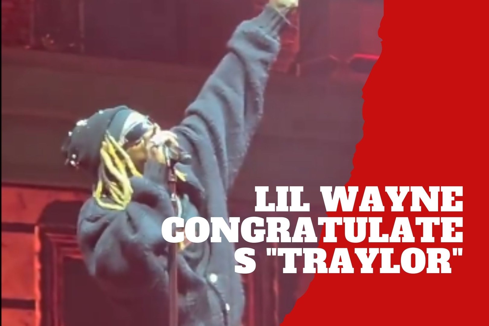 Lil Wayne stops Kansas City concert to congratulate Taylor Swift and ...
