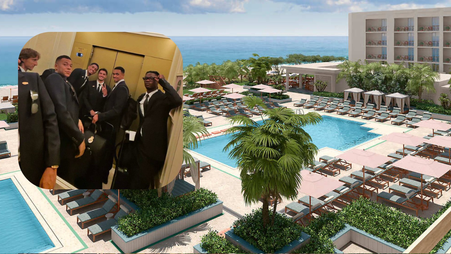 (PHOTOS) Real Madrid and Mbappé luxurious hotel at the Club World Cup ...