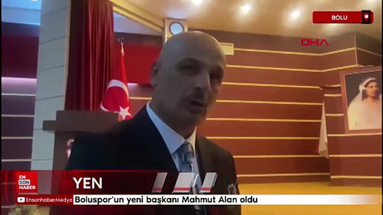 Boluspor’un yeni başkanı Mahmut Alan oldu - Dailymotion Video
