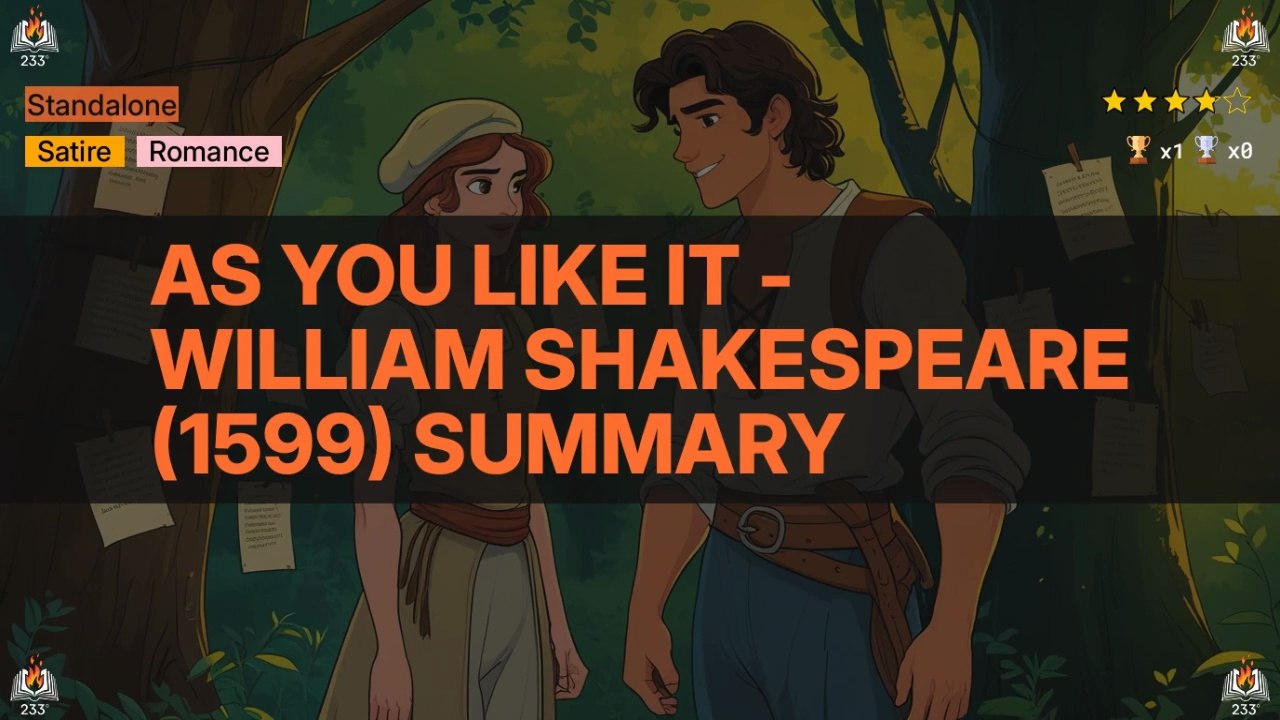 As You Like It - William Shakespeare (1599) Summary - video Dailymotion