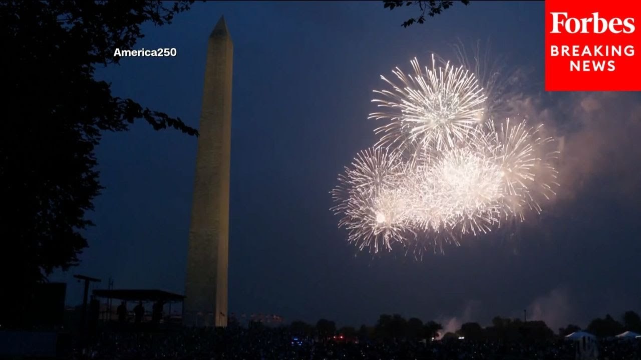 The Fireworks Show For The Army's 250th Anniversary Takes Place In ...