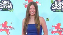 Mindy Coleman and Danny Go 2025 Kids' Choice Awards Orange Carpet ...