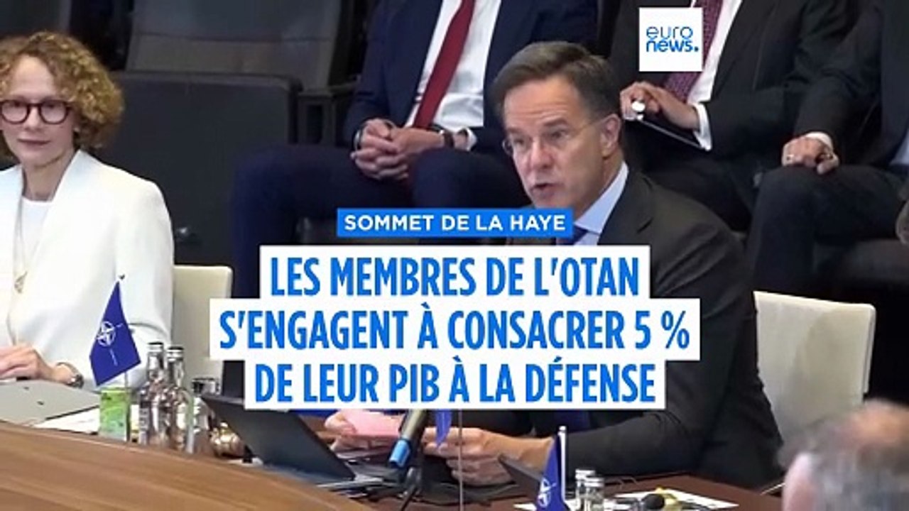 Les 32 pays membres de l'OTAN s'engagent à consacrer 5 % de leur PIB à ...