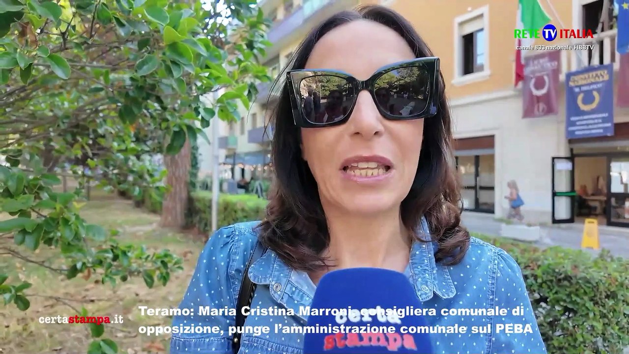 Teramo Maria Cristina Marroni, consigliera comunale di opposizione ...