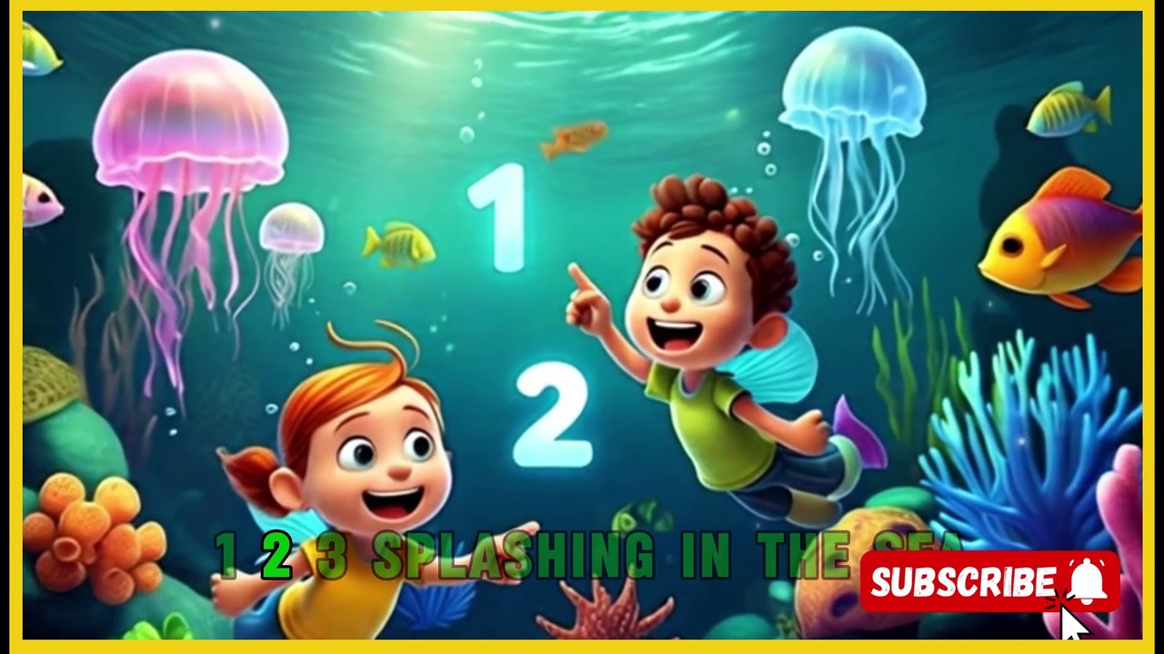Number song 1-20 for children | Counting numbers | The Singing Walrus ...