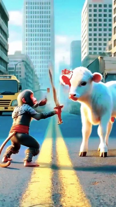 "Monkey Man vs Beast – Epic Battle on City Streets!" - video Dailymotion