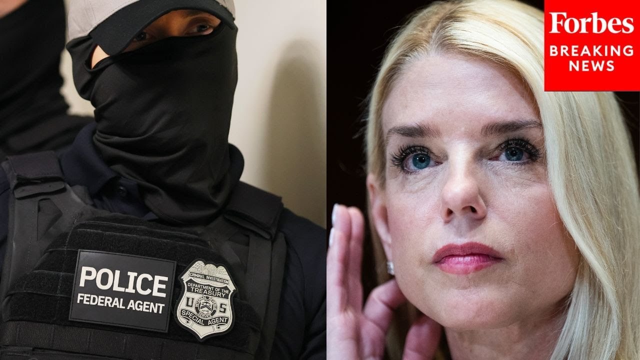 Gary Peters Asks AG Pam Bondi About Ice Agents Wearing Masks - video ...