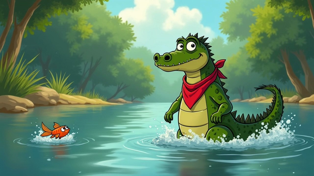 Crunch the Silly Jungle Crocodile kids story - فيديو Dailymotion