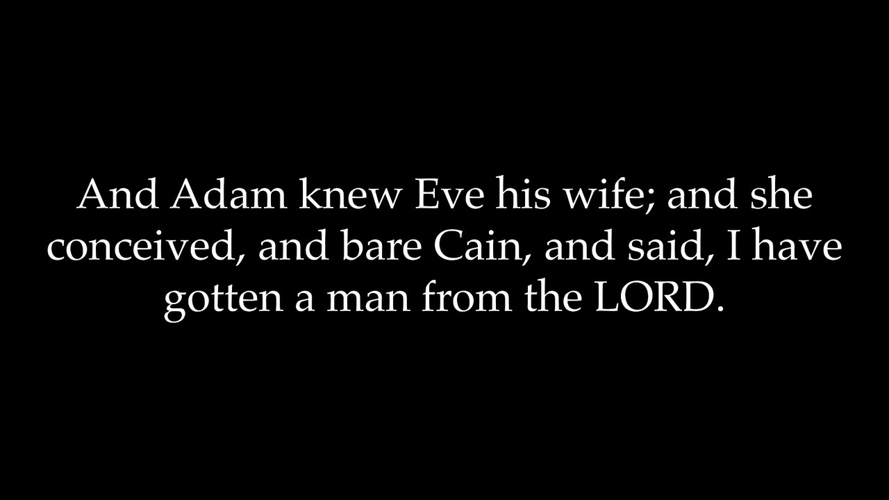 Genesis Chapter 4 - Visual Word Bible (KJV) - video Dailymotion