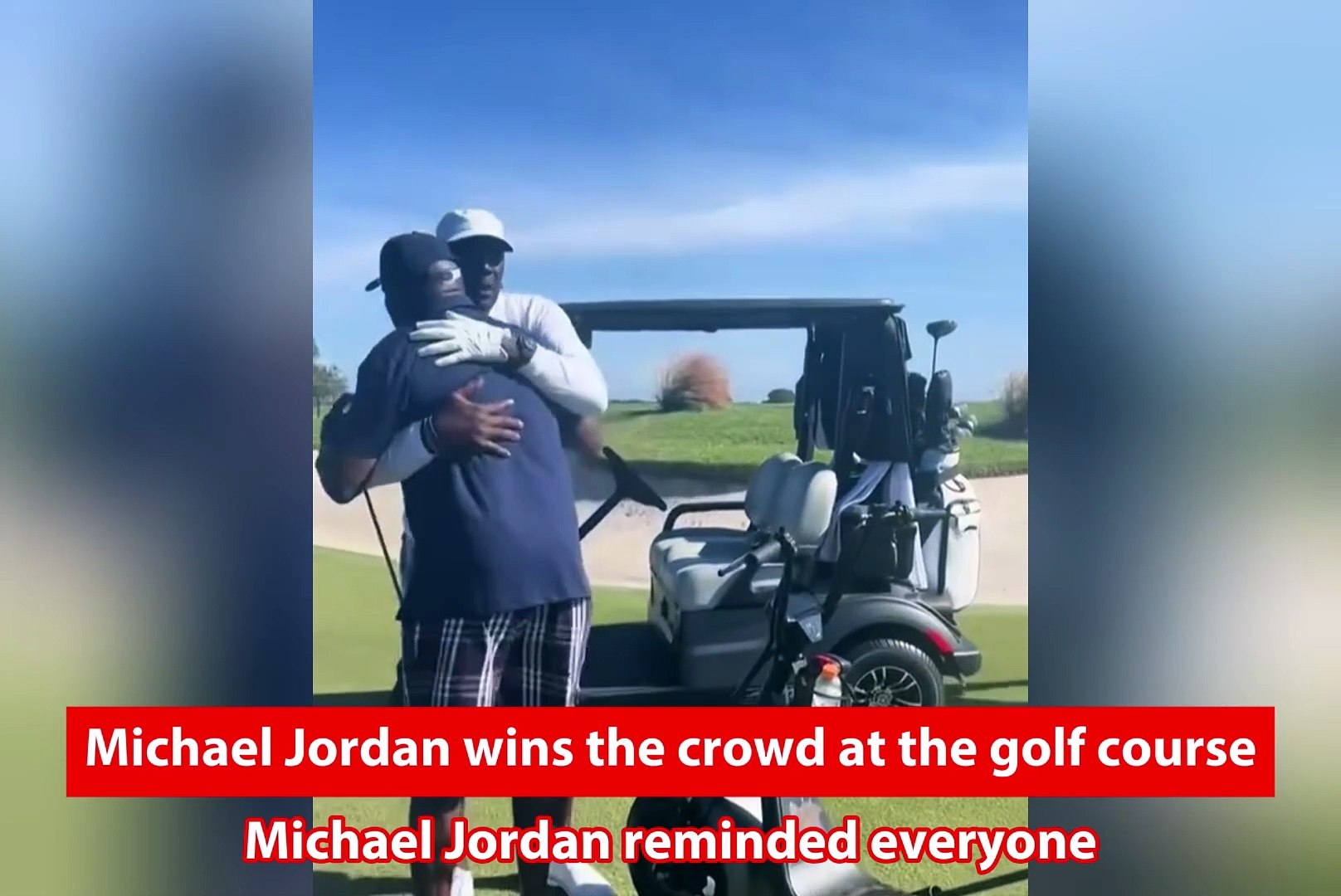 Michael Jordan appears to be a great guy and greets everyone with great ...