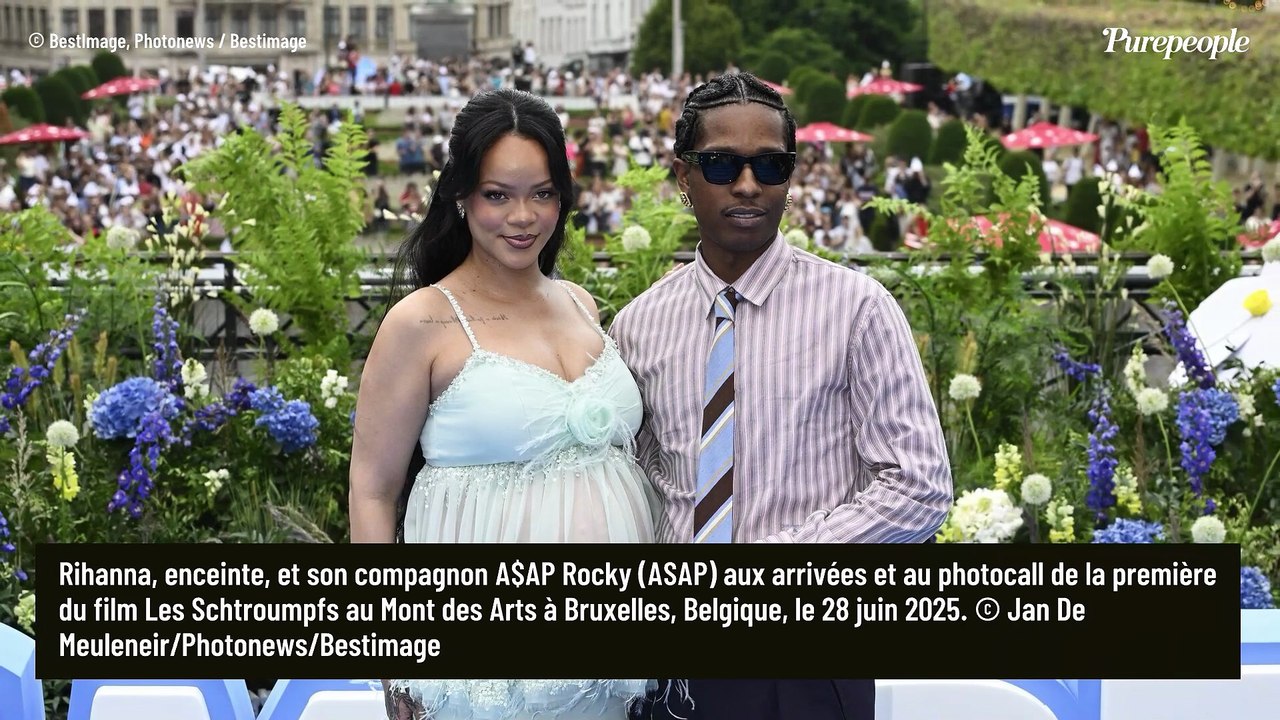 Rihanna, princesse Schtroumpfette avec Asap Rocky à Bruxelles : tout ne s'est pas passé comme ...