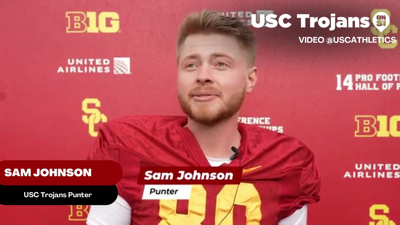USC Trojans punter Sam Johnson discusses the team getting into a rhythm ...