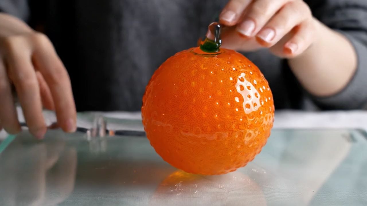 ASMR Glass Fruit Cutting || Glass Orange Cutting ASMR - video Dailymotion
