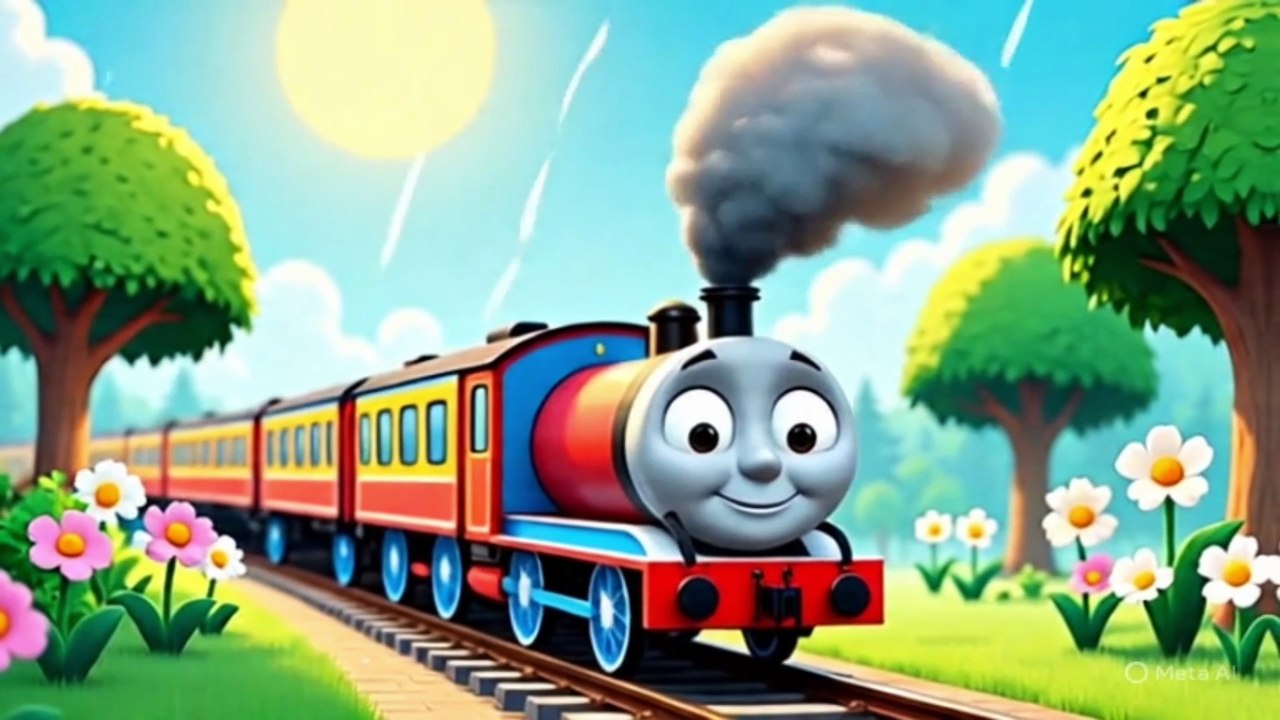 Counting Train Song for Kids | Learn Numbers 1 to 5 with Choo Choo Fun ...