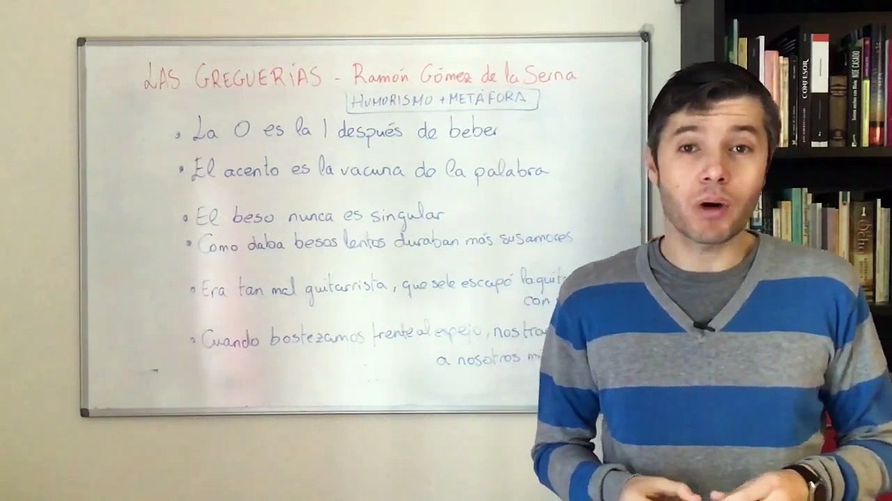 Greguerías Ramón Gómez de la Serna. Explicación y ejemplos - Vídeo ...