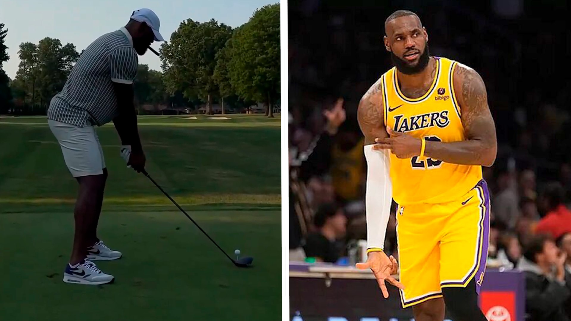 LeBron James disfruta de sus vacaciones para jugar al golf - MARCA MEXICO