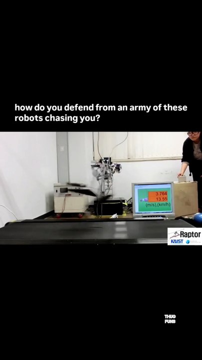 what would you do if you are chased by the robot like this Meme Shorts ...