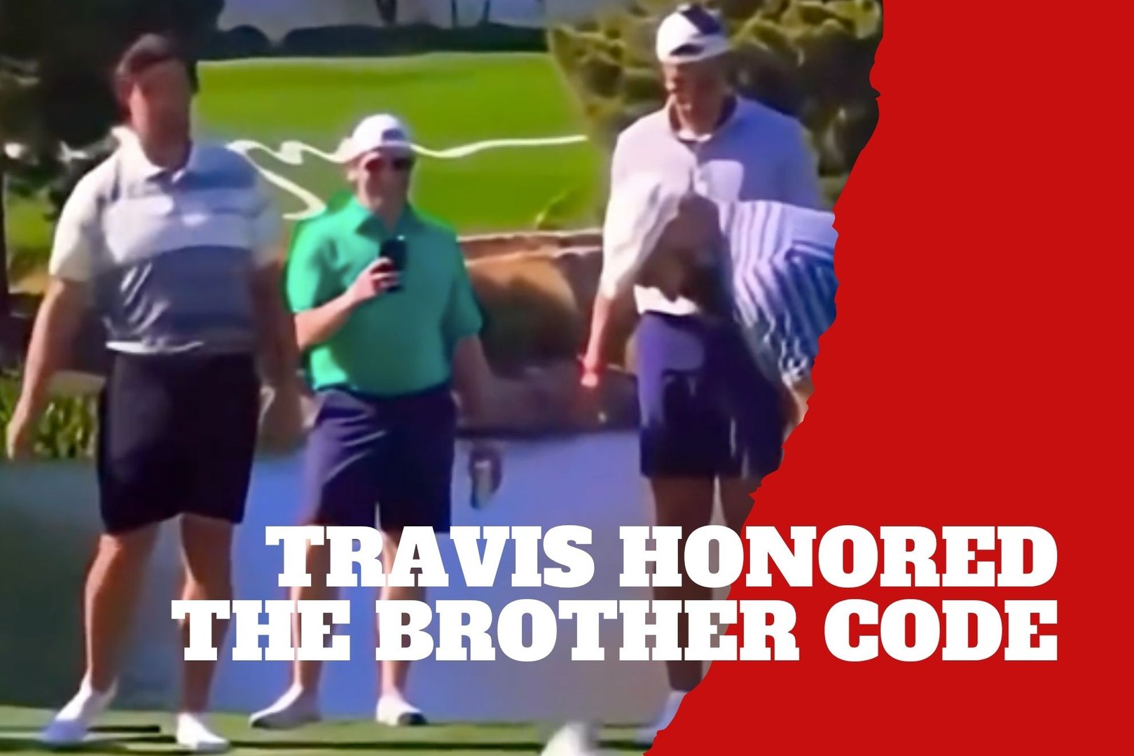 Travis Kelce showed the brother code by doing everything in his power ...