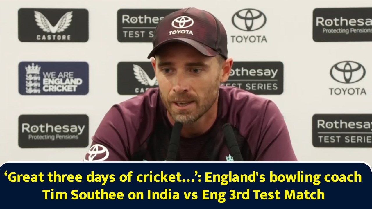 ‘Great three days of cricket…’: England's bowling coach Tim Southee on ...