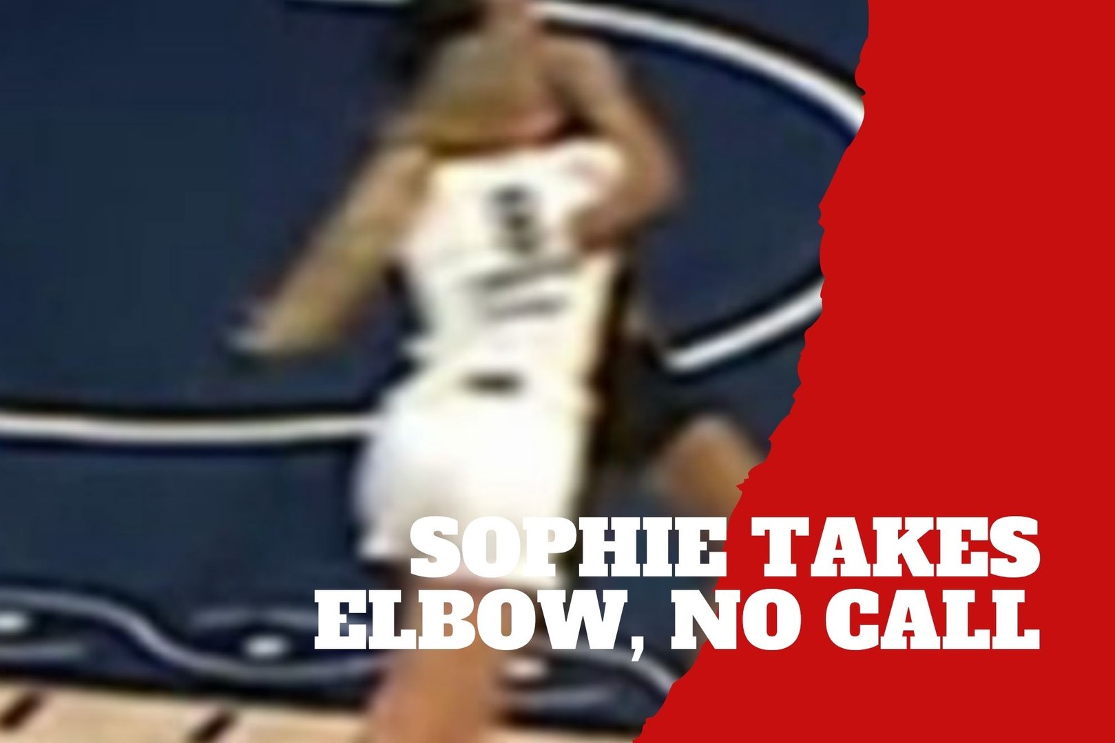 Sophie Cunningham gets elbowed in the head with no call and responds ...
