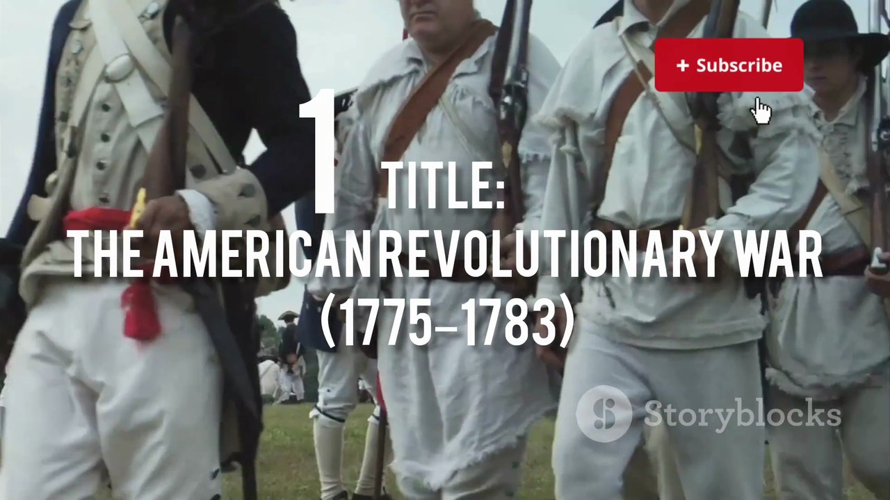 The American Revolutionary War (1775–1783) | Full History & Key Battles ...