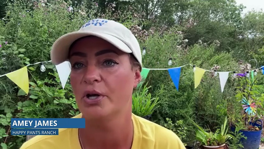 Happy Pants Ranch owner Amey James talks about the eviction notice set ...