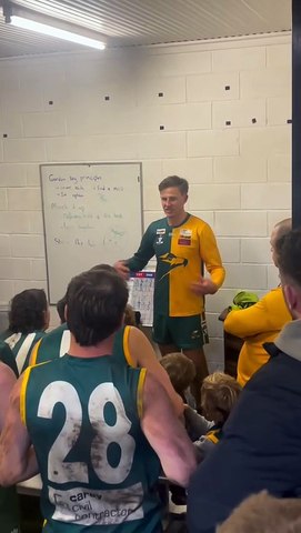 Gordon's Adam Toohey gives post-match address following 200th CHFL game ...