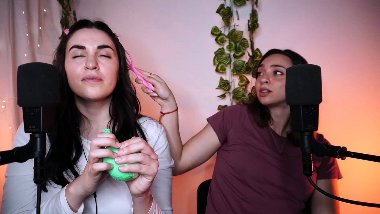 ASMR with 2 Girl Friends 👭 Whispering for You 💞 Sleep, Comfort ...