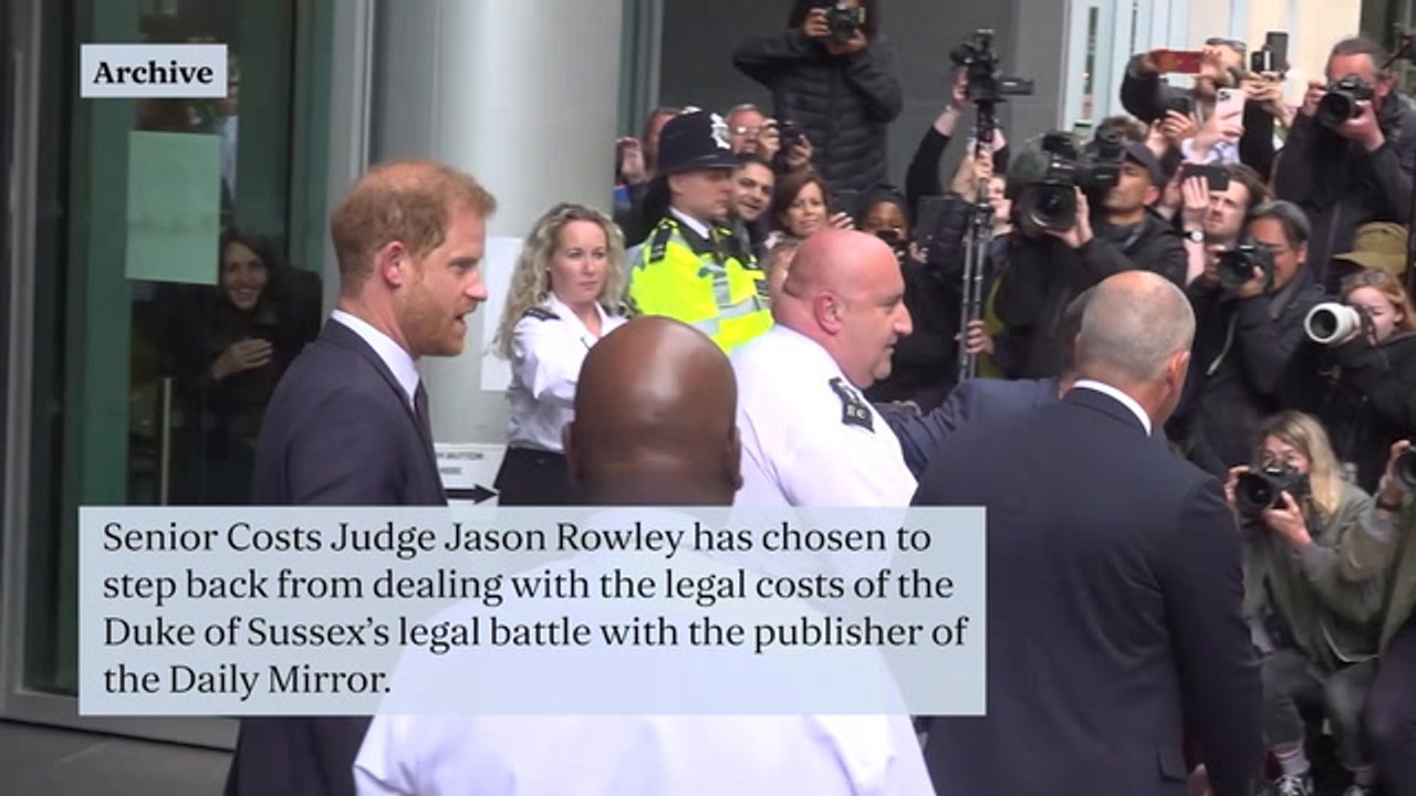 Judge steps back from legal costs row after Harry’s battle with Mirror ...