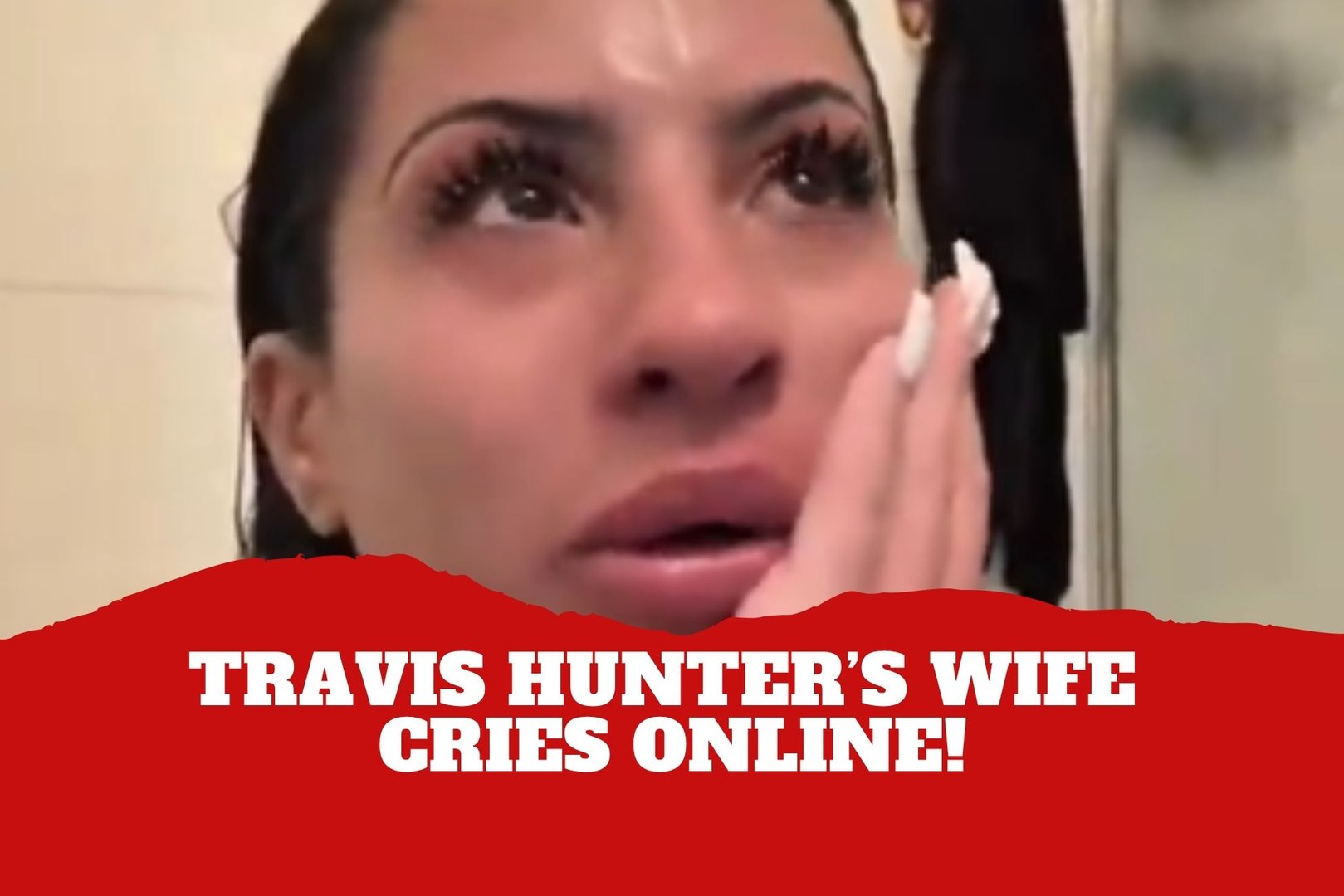 Travis Hunter?s wife responds to old crying clip! - MARCA TV English