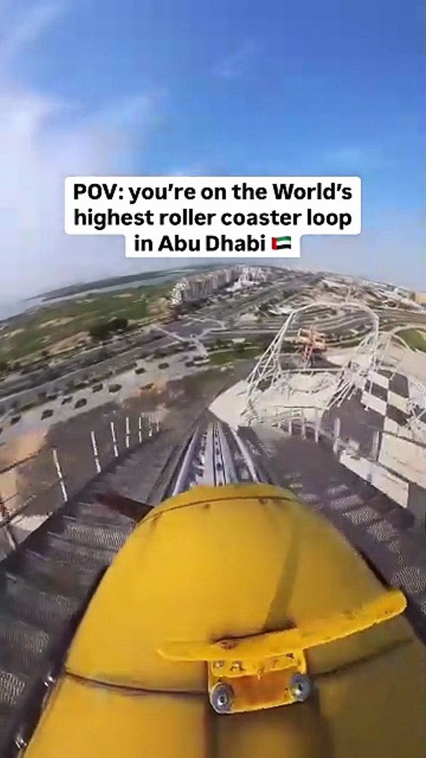 Worlds Biggest Roller Coaster Loop