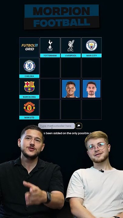 Complète le Morpion Foot 😅 - Vidéo Dailymotion