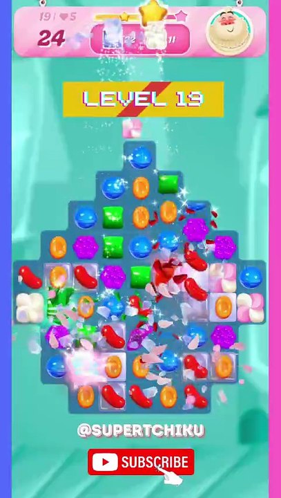 Level 19: Sweet Candy Cascade! 🍬🍒🍇 #candycrush #level19 - video Dailymotion