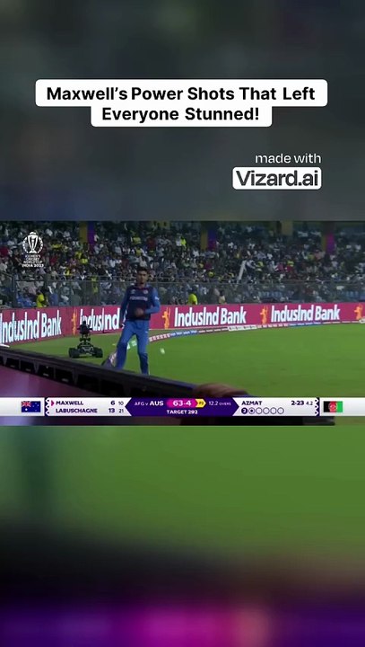 Maxwell’s Power Shots That Left Everyone Stunned! - video Dailymotion