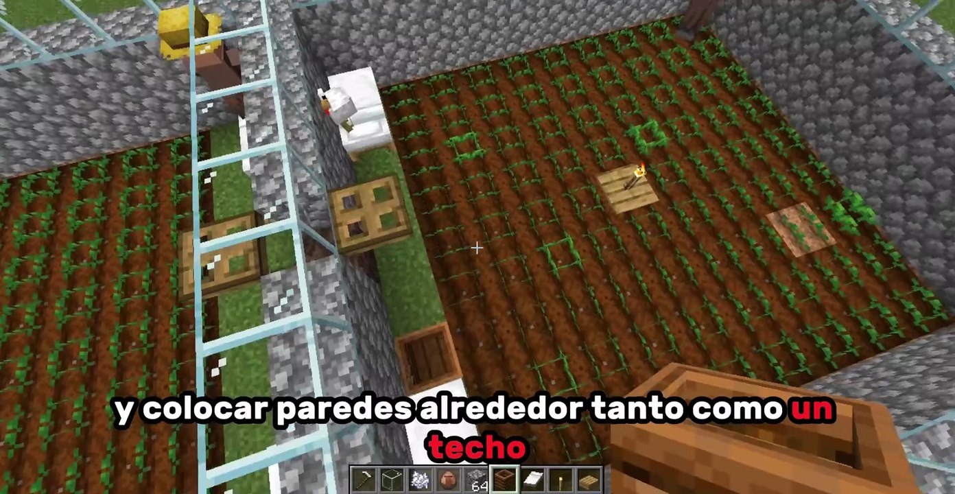 ¿Cómo hacer una granja de comida infinita o de aldeanos? minecraft java ...