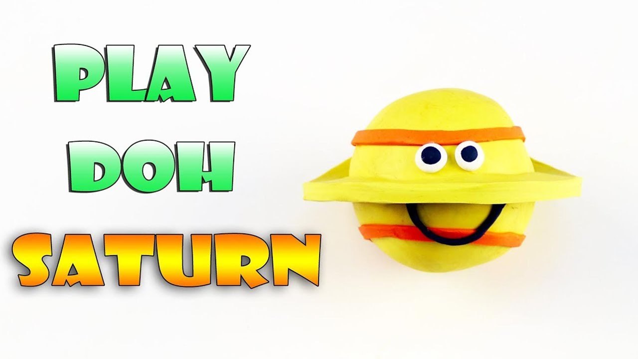 Learn How to Make Play Doh Saturn | DIY Planet Craft for Kids | Fun ...