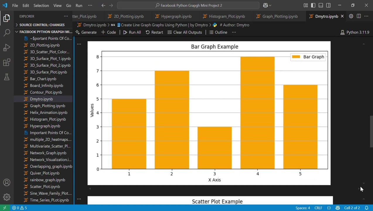 How to Create Line, Bar, and Scatter Graphs in Python - video Dailymotion