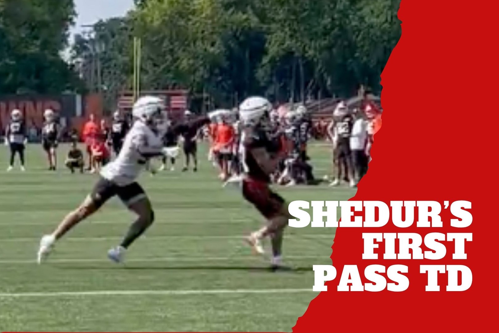Shedeur Sanders throws touchdown on first pass attempt to former Kent ...